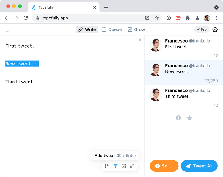 Improvements and fixes | Typefully Changelog