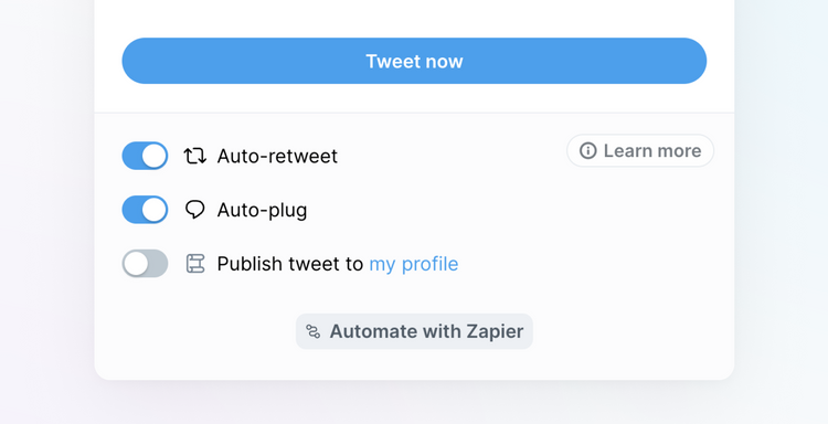 Remember Auto-Retweet & Auto-Plug | Typefully Changelog